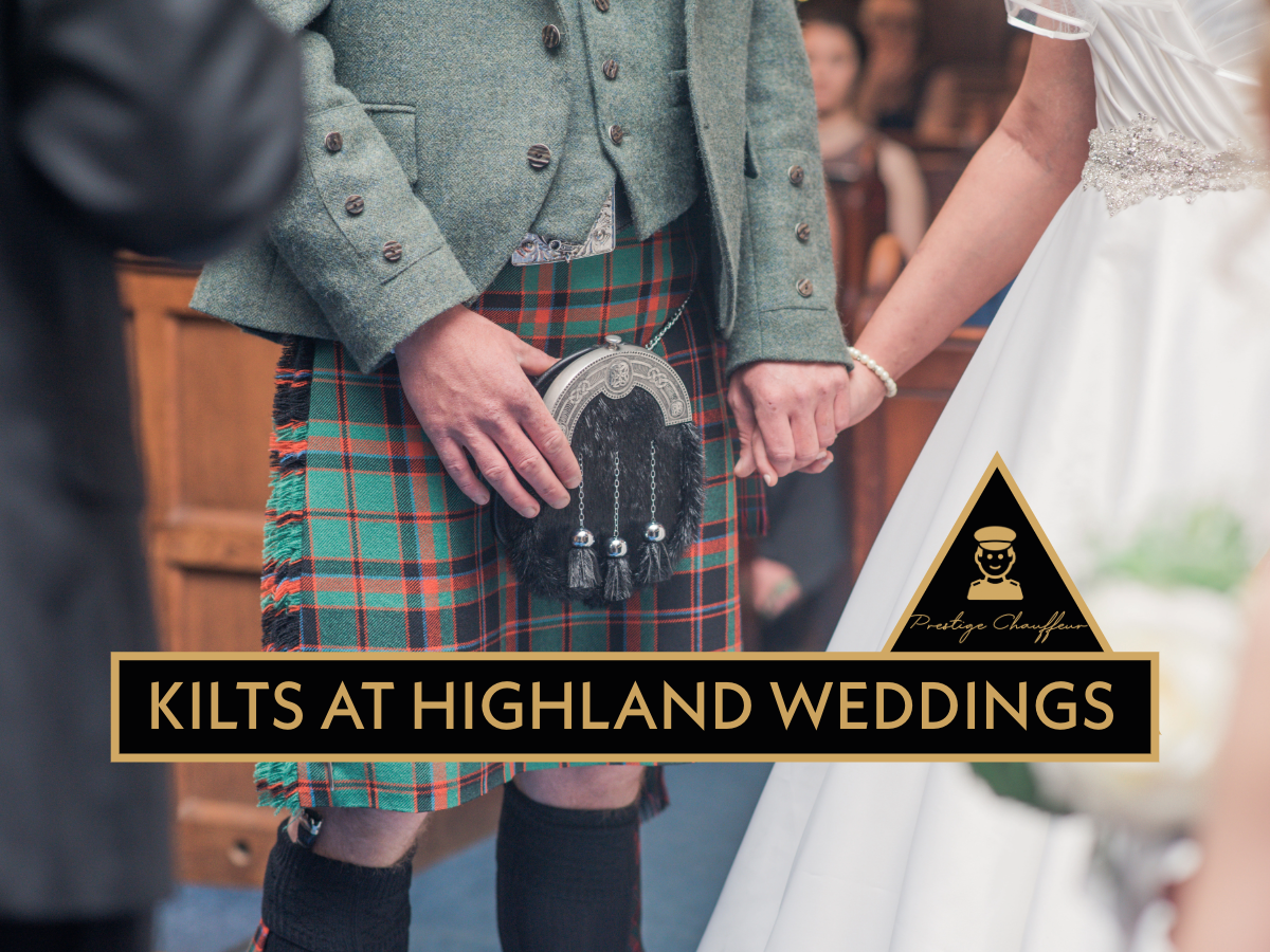 The Ultimate Guide to Kilts at Highland Weddings - Prestige Chauffer